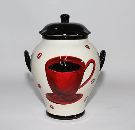 Amazon.com - Tuscany Colorful Coffee Bean Collection by ACK (COOKIE JAR)