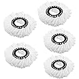 Amazon.com: 5PCS Microfiber Replacement Mop Head Spin Mop Head Replacement 5-Pack, Microfiber ...