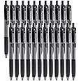 Amazon.com : Writon Retractable Ballpoint Pens, Comfort Grip, 1.0mm ...