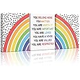 Amazon.com: HPNIUB Rainbow Motivational Art Print, Office Lettering ...