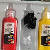 Grafix 4 Glass Paints, 3.4 x 17 x 13.2: Amazon.co.uk: Kitchen & Home