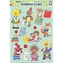 Amazon.com: Eureka Classroom Window Clings - Suzy's Zoo: Office Products