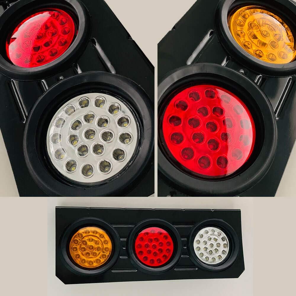 TCTAuto LED Trailer Truck Tail Lights Bar equipped Iron Bracket Base ...