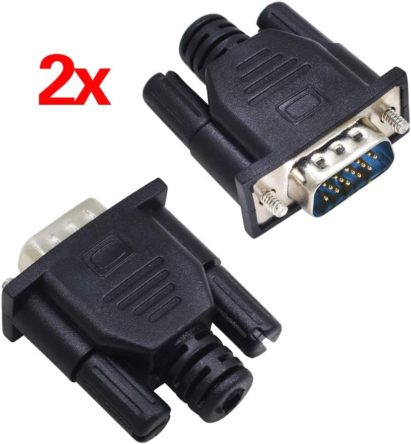 LeHang 2X VGA Virtual Display RGB Monitor Dummy Plug Headless Ghost ...