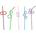Amazon.com: Fiesta First 10 Premium Long Crazy Silly Straws for Kids ...