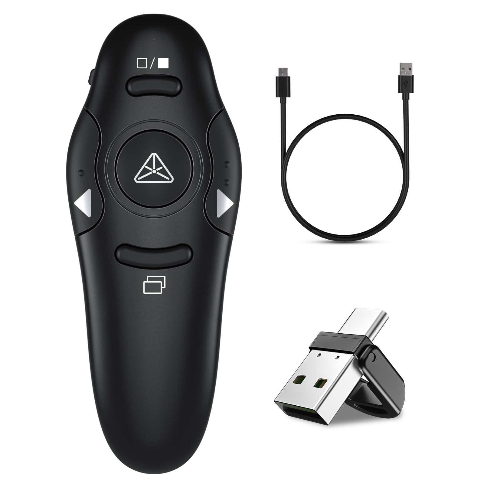 Mua Presentation Clicker, Rechargeable Pointer, 2-in-1 USB Type C ...