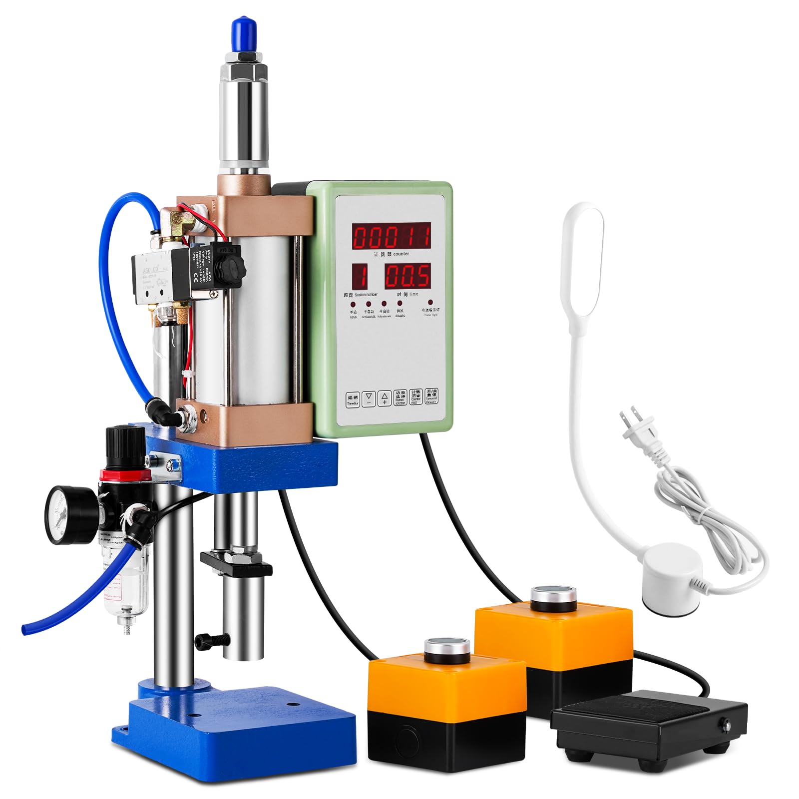 Pneumatic Punch Press Machine 440Lb Desktop Punching Press Machine with ...