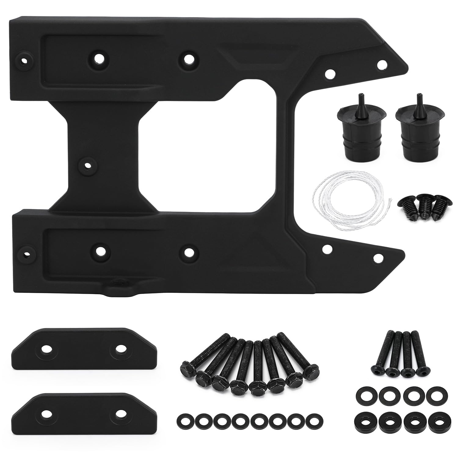 Oversized Spare Tire Tailgate Reinforcement Kit for 18-23 Jeep Wrangler ...