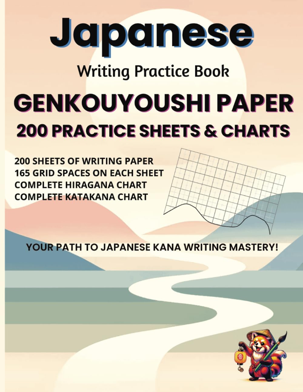 Mua Japanese Writing Practice Book Genkouyoushi Paper: 200 (8.5 x 11 ...