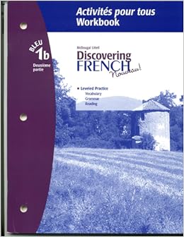Activities pour tous Workbook (Discovering French: Nouveau - Bleu 1b ...