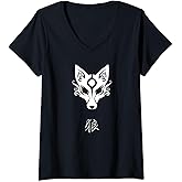 Amazon.com: Amaterasu Okami Wolf Mask Japanese art Aesthetic Design T ...