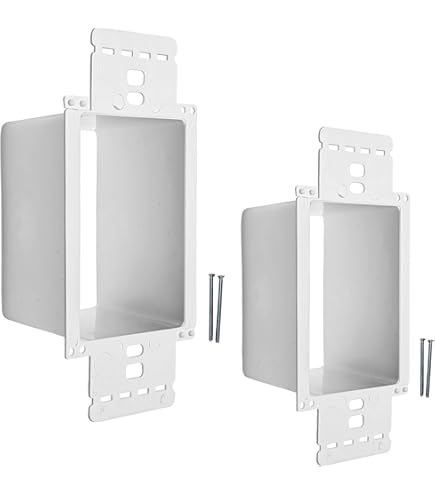 Echo Show 15 Recessed GFCI Outlet Box - In-Wall Electrical Box For TV ...