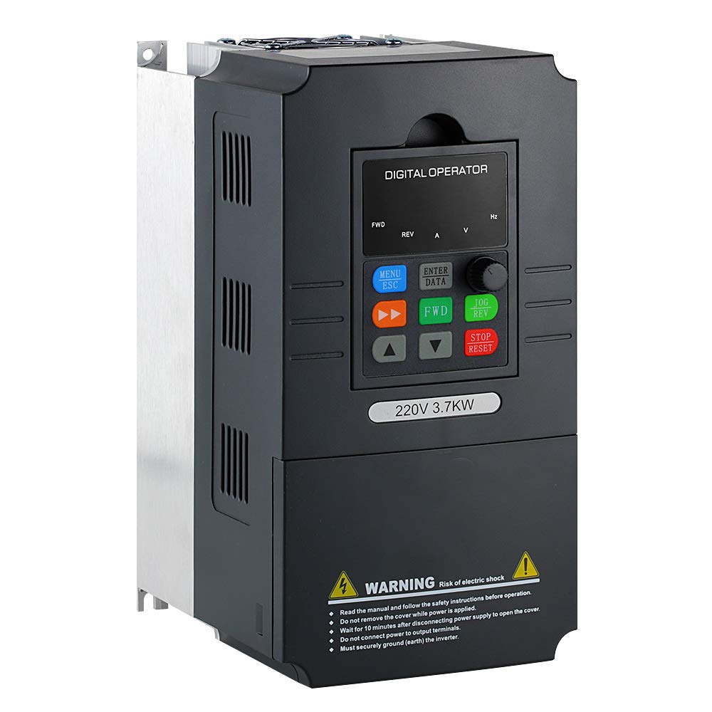 ATO 5hp VFD, 220V Single To Three Phase VFD Variable Frequency Drive ...