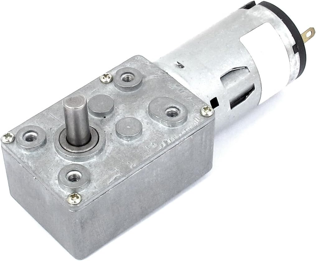 Aexit DC 24V 10RPM 6mm Welle Wurmgetriebe-Getriebemotor mit hohem ...