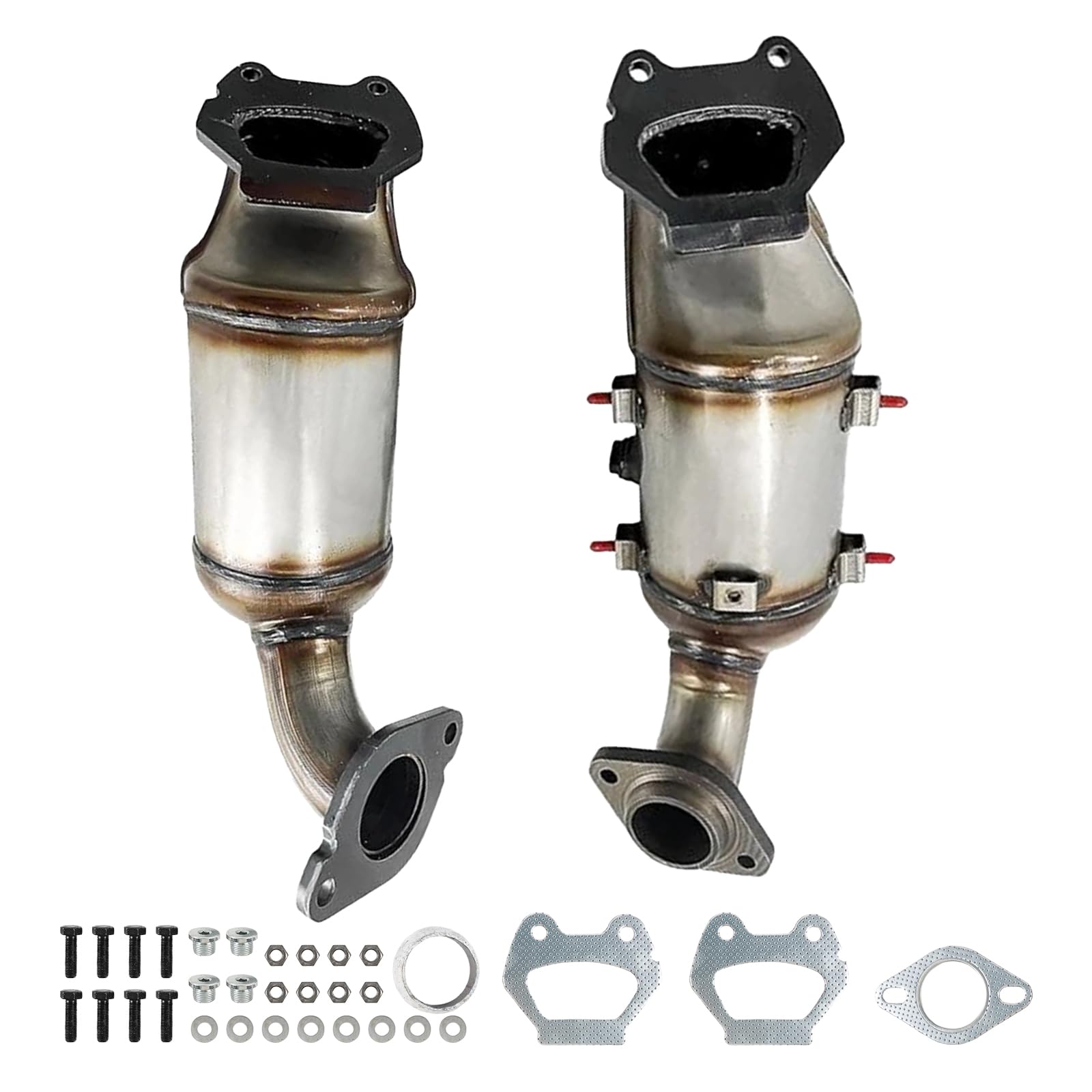 Lelehoka Upgrade Front And Rear Catalytic Converter Compatible With 2011