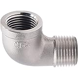 Amazon.com: Beduan Stainless Steel Cast Pipe Fittings, 90 Degree Street Elbow 1/2" NPT Male x 1/ ...