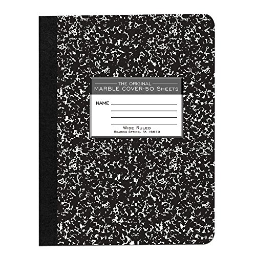 Roaring Spring Hard Cover Composition Book 9 3 4 X 7 1 2 Wide Ruled