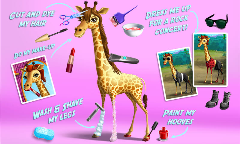 Baby Animal Hair Salon 2 - Jungle Style Makeover: Amazon.es: Appstore ...