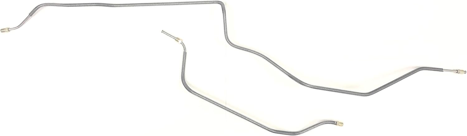 Amazon.com: Stainless Rear Axle Brake Line Pair - 2 Lines on Rear Axle ...