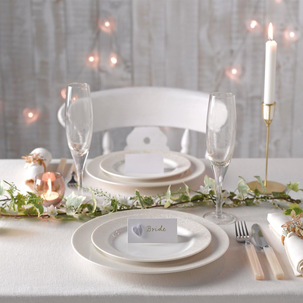 Denby 170048805 Monsoon Lucille Gold 2 Piece Dinner Plate Set – BigaMart