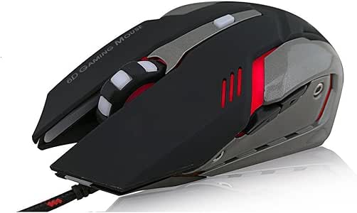 Gaming Mouse Mice 6D Optical with Adjustable 3200 DPI, up to 6 Buttons ...