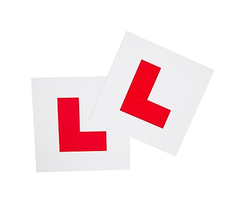 A Pair Of Stick On l Plates.: Amazon.co.uk: Car & Motorbike