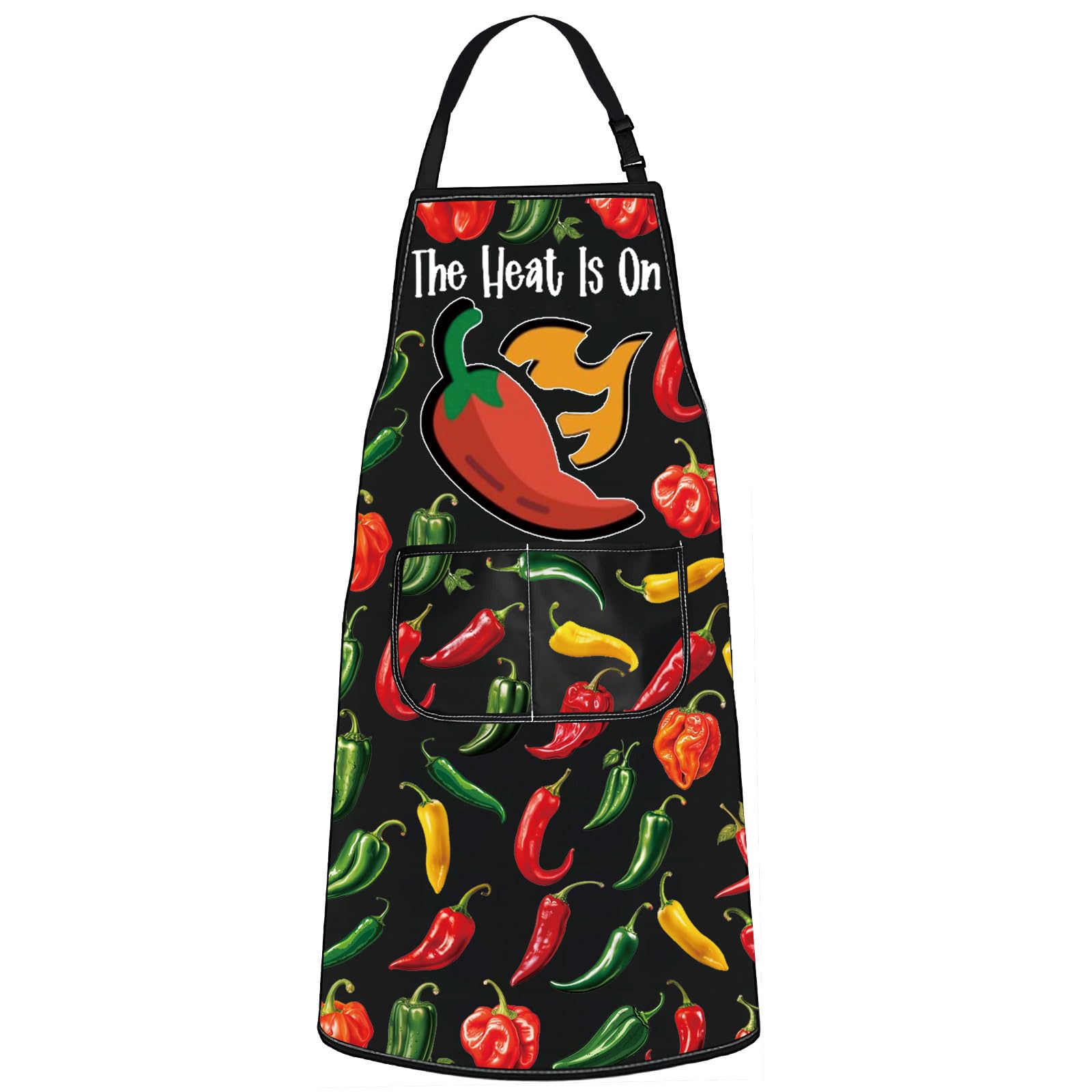 WZMPA Chili Cooking Apron Chili Cook Inspired Gift The Heat Is On Chili ...