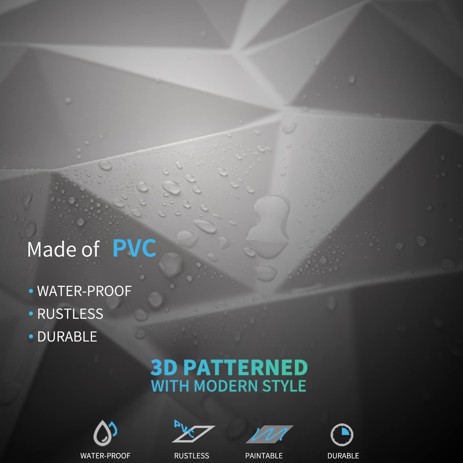 Mua Textures 3D Wall Panels White Diamond Design for Interior Wall ...