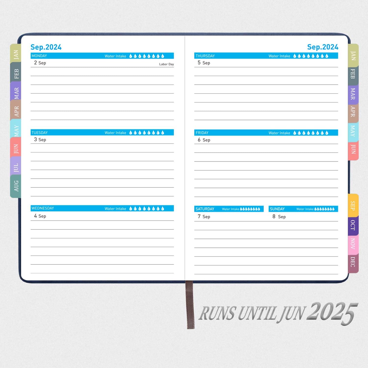 Mua Planner 2024-2025, Month Weekly Planner Runs JUL 2024 to DEC 2025 ...