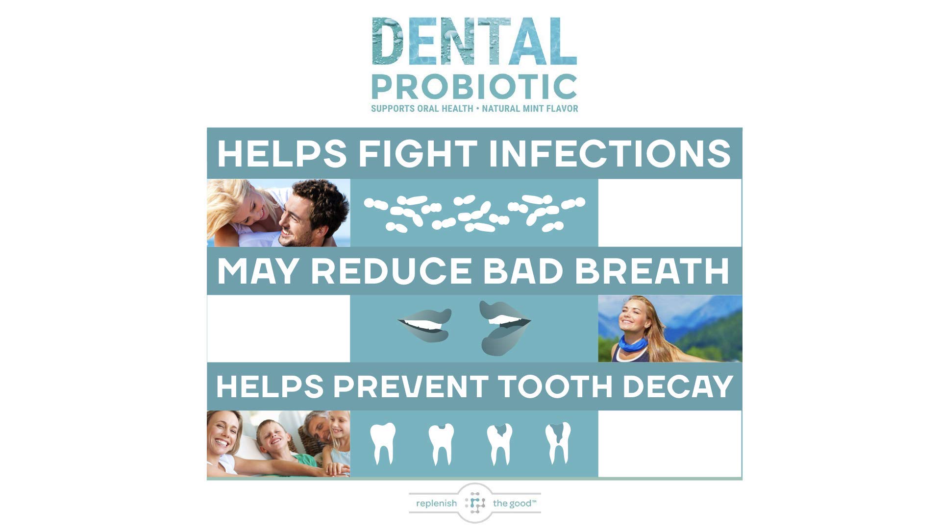 Mua Dental Oral Probiotic, 60 Chewable Tablets - Supplements w/BLIS K12 ...