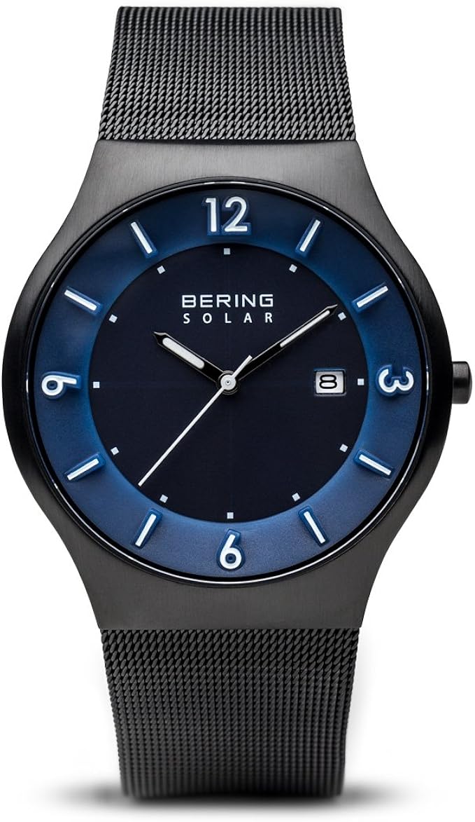 BERING Herren-Armbanduhr Analog Solar Edelstahl 14440-227: Amazon.de: Uhren