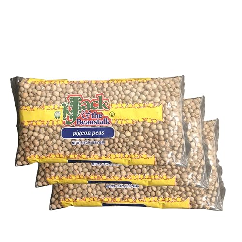 Jack and the Beanstalk Pigeon Peas – 1LB Peas for Cooking – (Pack of 3 ...