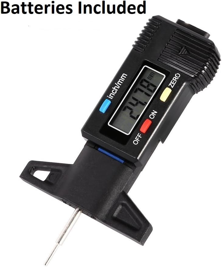 ULTRATOOL LCD Digital Tyre Tread Depth Gauge, 0-25.4mm Meter Measurer ...
