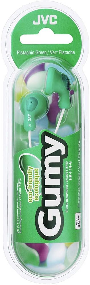 JVC HAF14 Gummy in-Ear Stereo Earbuds (Green) – BigaMart