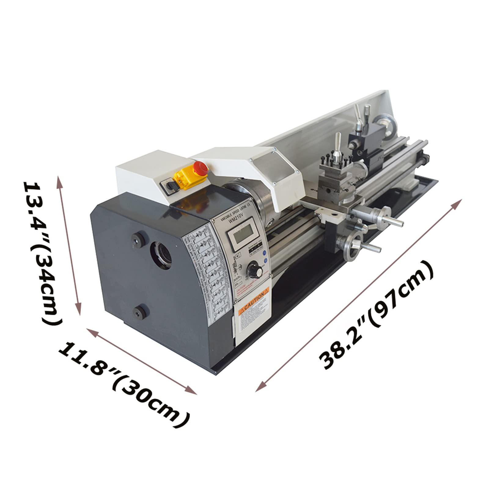 Mua INTBUYING Metal Lathe 8"X24" Benchtop Mini Lathe Machine Precision ...
