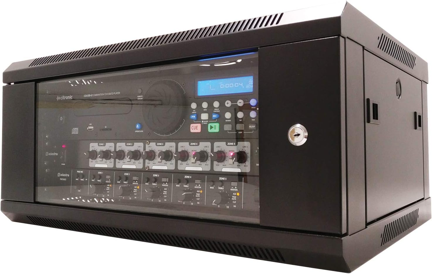 Adastra | 19″ Rack Cabinet Wall Mountable or Freestanding | 12U x 450mm ...