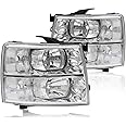 Amazon.com: PIT66 Headlights Assembly Fit for 2007-2013 Chevy Silverado ...
