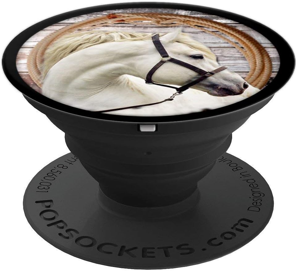Amazon.com: Cute Horse Pop Sockets For Girls - White Horse