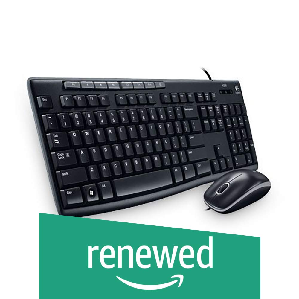 Amazon.in: Buy (Renewed) Logitech MK200 Media Wired Keyboard and Mouse ...