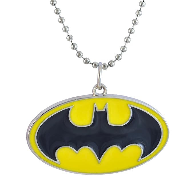 Buy Sarah Batman Pendant Necklace for Men - Yellow at Amazon.in