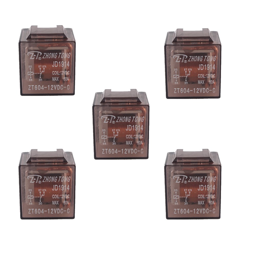 Mua ESUPPORT Car Truck Auto 12V 60A 60 AMP SPDT Relay Relays 5 Pin Pack ...