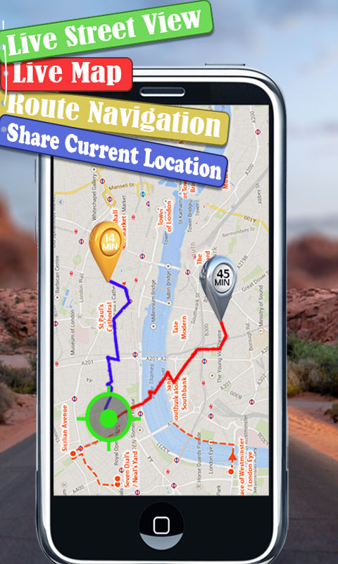 GPS Earth Map : Route Navigation:Amazon.de:Appstore for Android