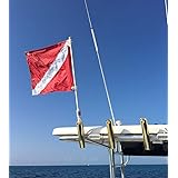 Amazon.com : SPEARFISHING WORLD Dive Flag with Pole for Boat T - Top ...