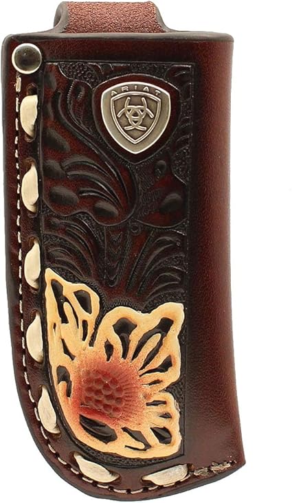 Ariat Floral Embossed Leather Knife Sheath - - Amazon.com