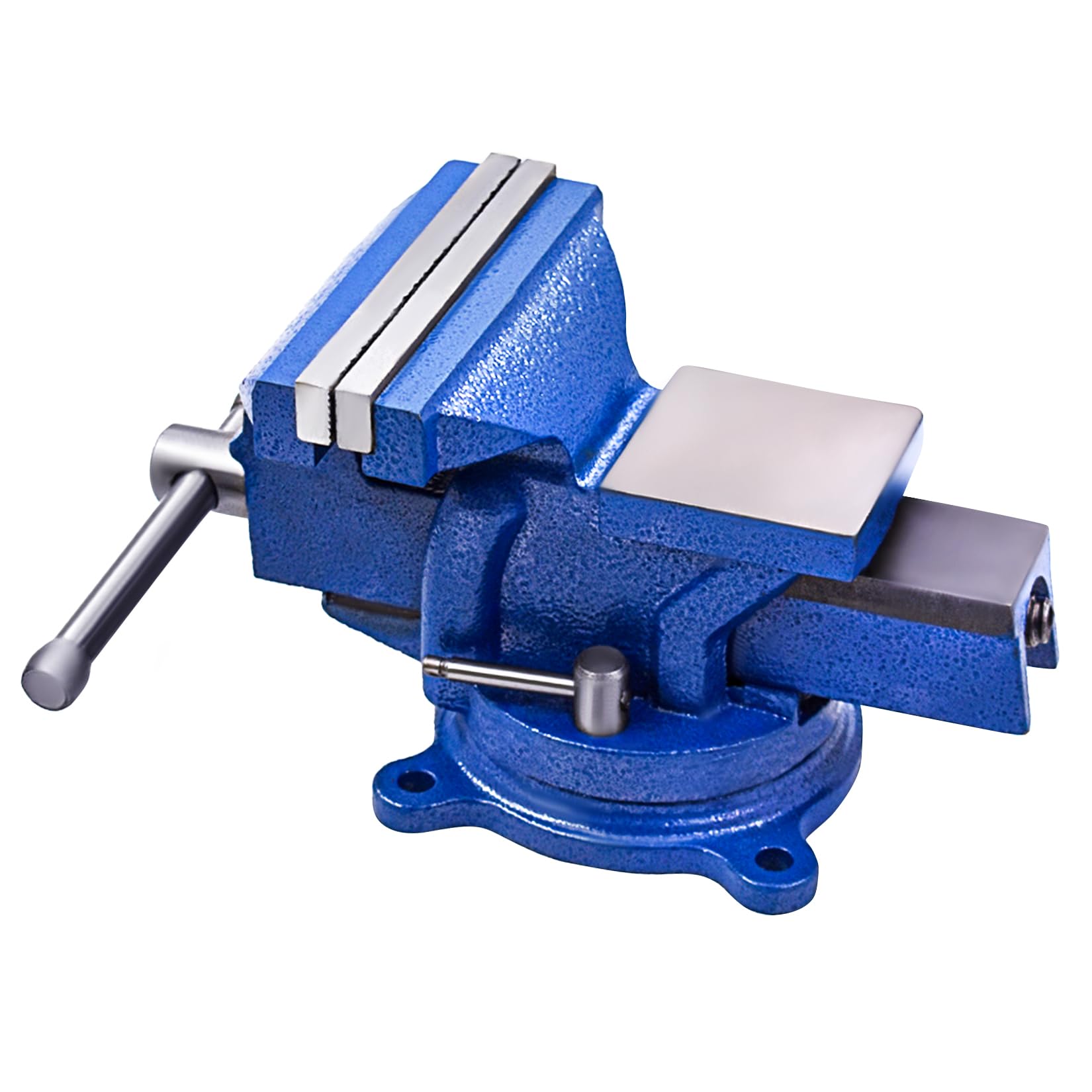 findmall 5" Bench Vise with Anvil 360° Swivel Locking Base Table Top ...