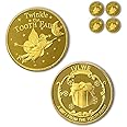Amazon.com: NLR Tooth Fairy Coins [4 pcs] Tooth Fairy Golden Coins ...
