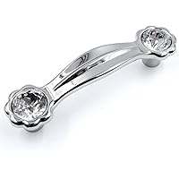 Amazon.com: JETLAND 4-Pack Cabinet Drawer Crystal Pulls, Chrome with ...