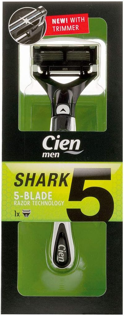 CIEN Men Shark 5-Blade Shaving System: Amazon.co.uk: Health & Personal Care