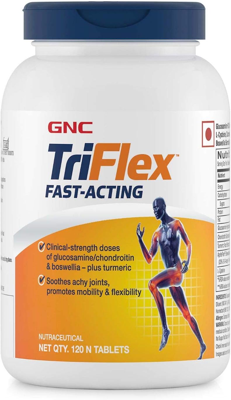 GNC Triflex Fast Acting - Supports Joint Health and Flexibility - 120 ...