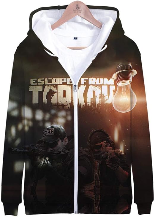 Hoodies Escape from Tarkov Action Shooting Game 3D Printing Comfortable ...